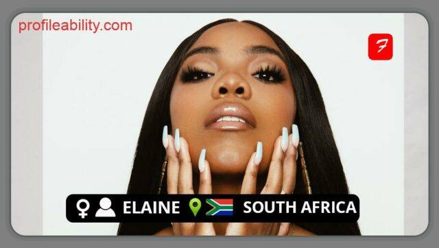Elaine Biography, Videos, Booking - ProfileAbility